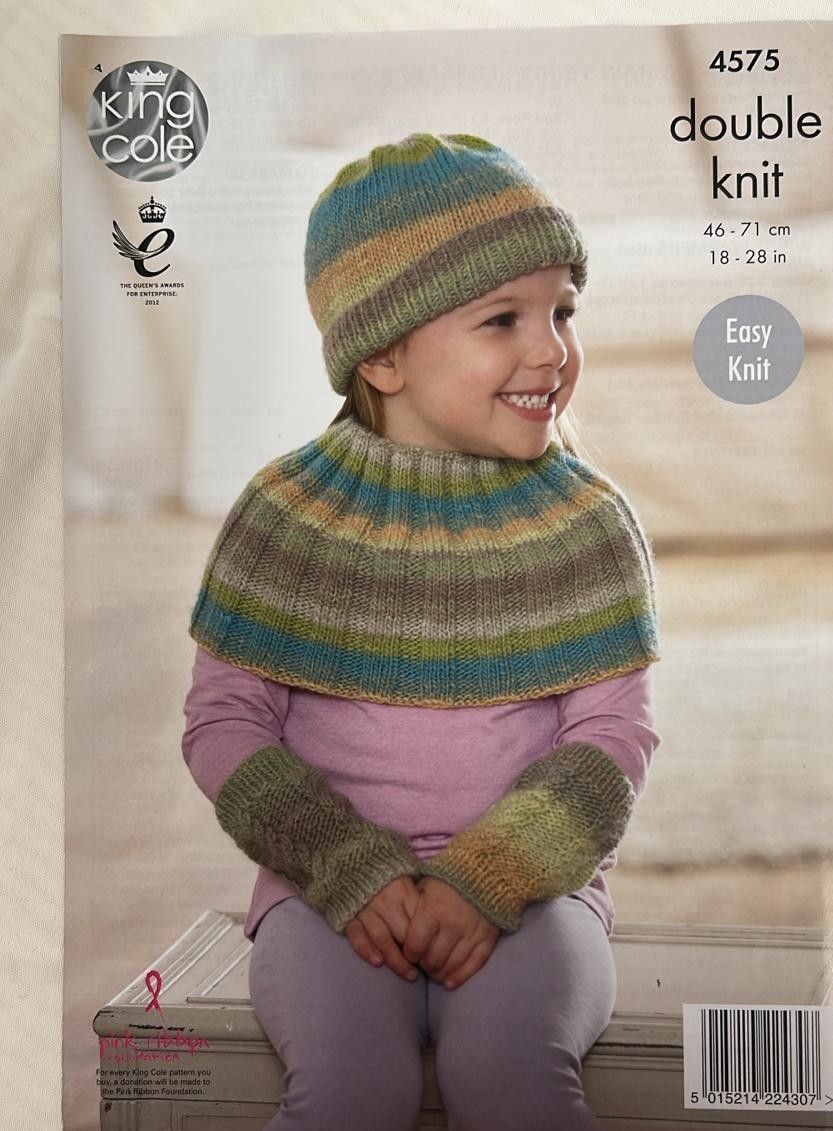 King Cole Knitting Pattern 4575 - The Fabric Palace